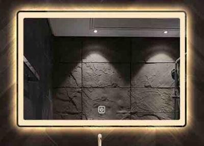 Cina Anti corrosione di Smart LED dello specchio durevole del bagno con luce bianca/calda in vendita
