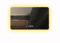 China Classic Smart LED Bathroom Mirror Rectangle Shape Size Custom For Luxury Hotel for sale