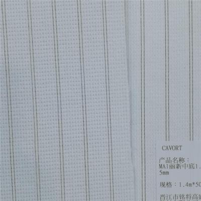 China 1.5mm Non Woven Textile Shoe Material RPET Insole Stitch Bond Fabric for sale