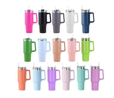 Cina Custom Logo 40oz 304 Stainless Steel General-1 Vacuum Flask Water Bottle Cup Tumbler For  On Auto Car in vendita