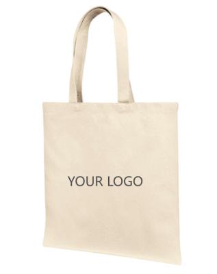 China Biologische stoffen Canvas herbruikbare Tote Bags Bulk Plain Cotton Voor het winkelen Te koop