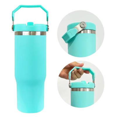 Cina Portable Sports Stainless Steel Vacuum Bottle With Straw Student Tumbler Cup in vendita