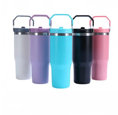 Cina Portable Sports Stainless Steel Vacuum Bottle With Straw Student Tumbler Cup in vendita