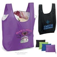 China Custom Foldable Shopping Bag 57x40x7cm Recyclable Polyester Tote with Logo for sale