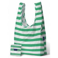 China Custom Logo Foldable Reusable Shopping Bag 190T Polyester 15kg Capacity for sale