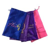 China Custom Satin Drawstring Dust Bag Gift Pouch for Makeup Storage 500pcs MOQ for sale