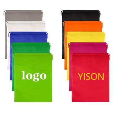 Cina Nonwoven Cotton Small Drawstring Gift Bags For Shoes Clothing Dust Packaging in vendita
