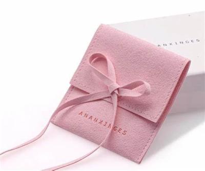China Bulk Women Microfiber Jewelry Pouch Bags Organizer Travel Microfiber Earrings Necklace Te koop