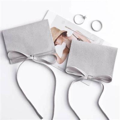 China Bulk Women Microfiber Jewelry Pouch Bags Organizer Travel Microfiber Earrings Necklace Te koop