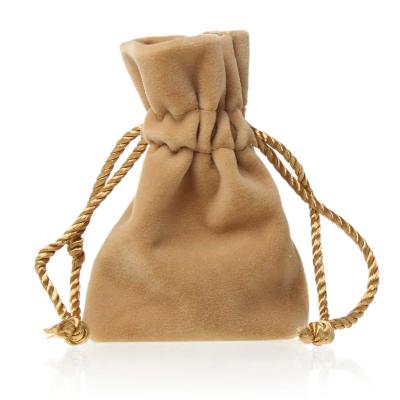 China Soft Printed Velvet Flannel Mint Travel Jewelry Drawstring Bag Pouch Necklace Watch Rings Te koop