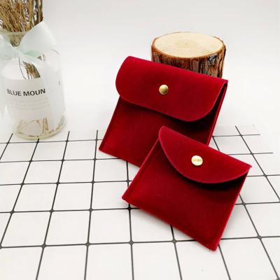 China Microfiber Suede Jewelry Bags Pouch Velvet Velvet Envelope Bag For Earring Necklace Bracelet Ring zu verkaufen