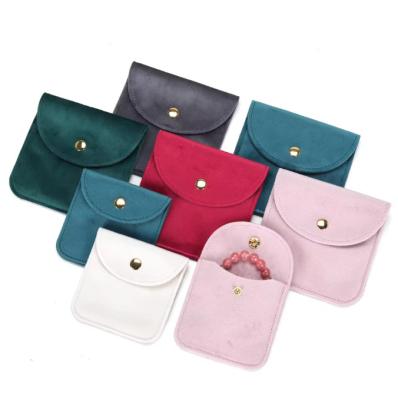 China Microfiber Suede Jewelry Bags Pouch Velvet Velvet Envelope Bag For Earring Necklace Bracelet Ring zu verkaufen