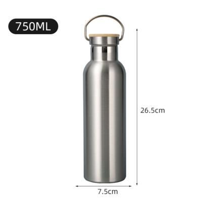 Cina Bottiglie d'acqua a doppio isolamento all'ingrosso in acciaio inossidabile classico a prova di perdite da 25 oz in vendita