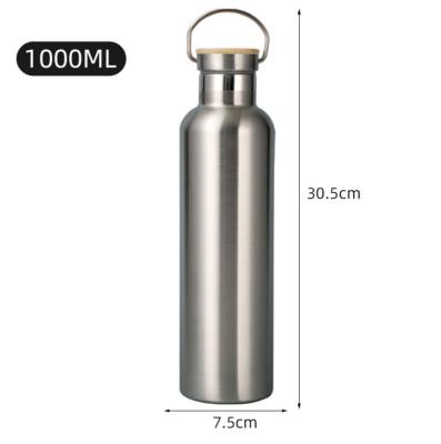 Cina Bottiglie d'acqua a doppio isolamento all'ingrosso in acciaio inossidabile classico a prova di perdite da 25 oz in vendita