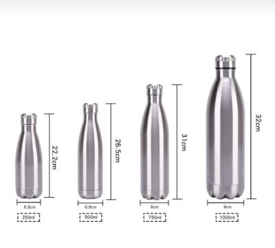Cina Ingrosso 17 oz Acciaio inossidabile Isolato Bottiglie d'acqua doppia parete vuoto Reutilizzabile Coppa sportiva a prova di perdite in vendita