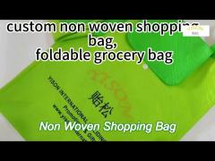 ODM Eco Non Woven Grocery Bags Lamination Tote With Full Color Printing