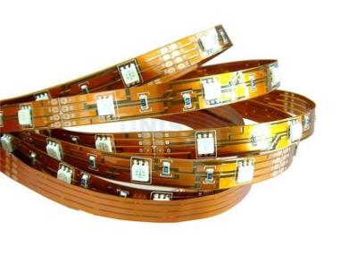 China DC12V / DC24V Flexible LED Strip Lights SMD LED For Aircraft 4.8W 3528 60 LEDS for sale