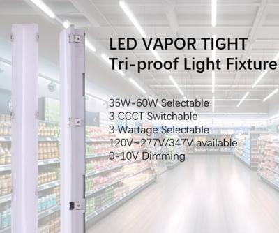 China LED-Drei-Proof-Licht Industrielle IP66 2ft/4ft/5ft/8ft Leichte Installation Lagerhausbeleuchtung zu verkaufen