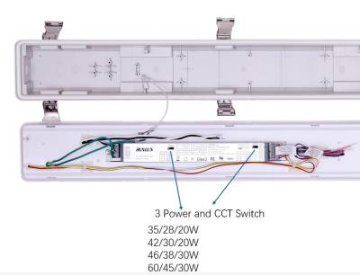 China LED-Drei-Proof-Licht Industrielle IP66 2ft/4ft/5ft/8ft Leichte Installation Lagerhausbeleuchtung zu verkaufen