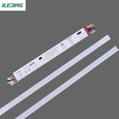 China DLC 140Lm/W Magnetic LED Light Troffer Linear retrofit Kit for USA Market Adjust 5CCT for sale