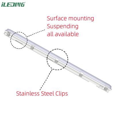 China 120-277V / 120-347V LED-Triproof-Licht für die Leistung von U-Bahntunneln und Tankstellen zu verkaufen