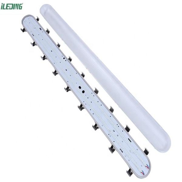 347V Option 2FT 4FT 8FT Linear LED Vapor Tight Tri Proof Light Fixture for Car Washing