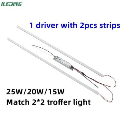 中国 長寿命 50000 時間 パワーチューニング可能なCCT LED トロファー リトロフィットキット 販売のため