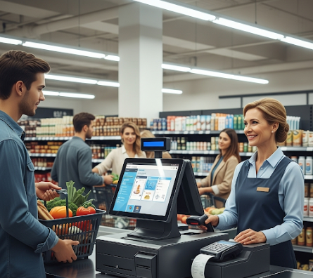 Embedded POS Motherboard in application