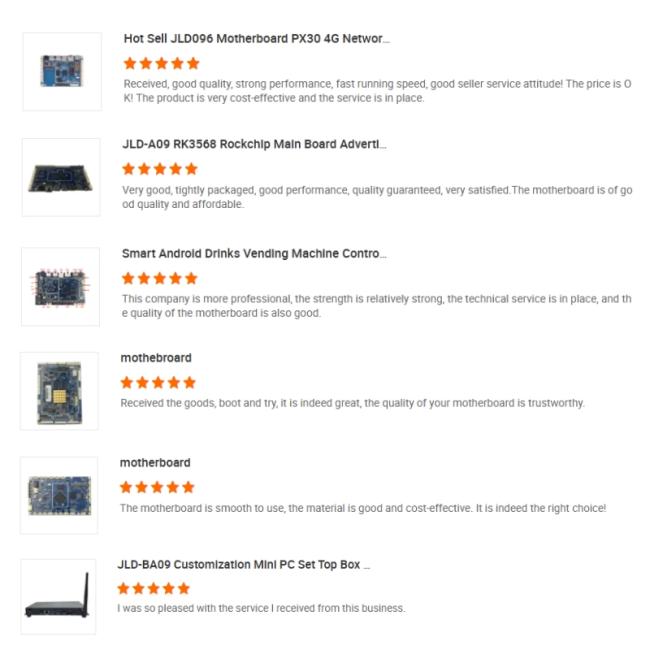 Customer review of JLD-P20 Motherboard