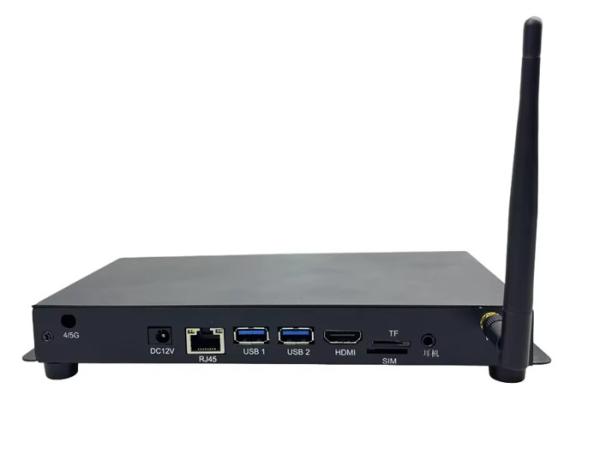 Quad Core Cortex A55 Digital Signage Player Box Android 11 Support USB 3.0 Gigabit Ethernet Mini PC