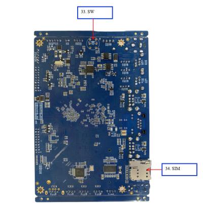 Cina Industrial Android POS Motherboard Arm Edp Lvds All In One Rockchip RK3566 Board 125mm*90mm*1.6mm in vendita