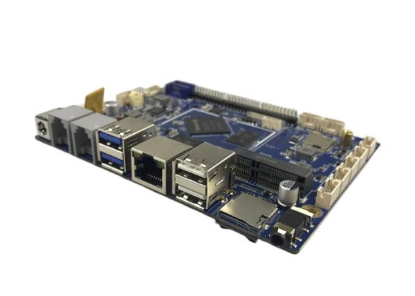 Quad Core Gigabit Ethernet POS Motherboard RK3568 Embedded Hardware 2.0GHZ With AI