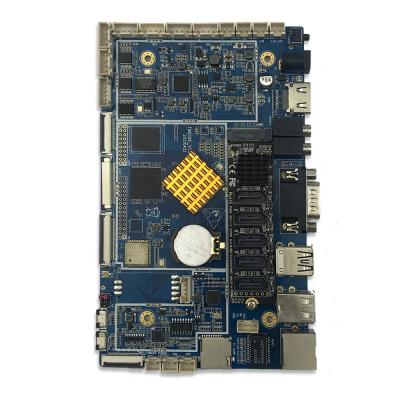 China RK3399 Industrial Motherboard 16GB-128GB EMMC Storage Support LVDS/MIPI/HDMI Multi Display for sale