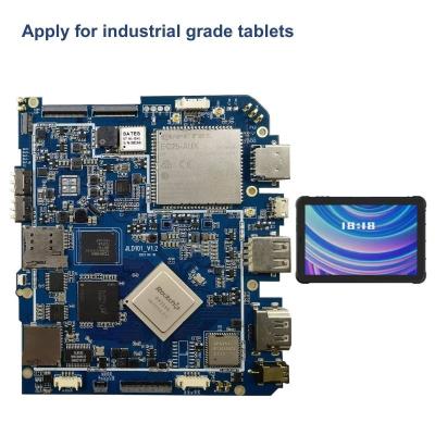 China Android Rugged Tablet 産業用内蔵マザーボード MIPI HD 4K RK3399 クアッドコア メインボード タブレット型C for sale