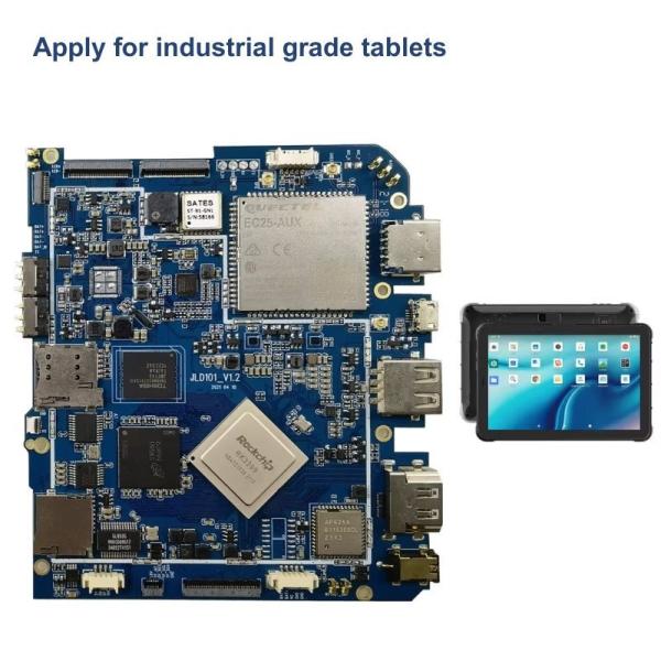 안드로이드 태블릿 쿼드 코어 메인보드 록칩 RK3399 울트라 얇은 2.0GHZ 4GB 램 64GB 롬 C형 JLD-101