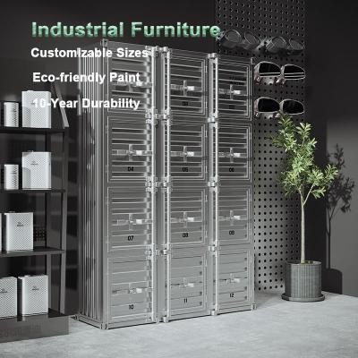 China OEM / ODM Steel Locker Commercial Iron Storage Cabinet For School Gym for sale