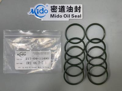 China 21T-09-11490 Excavator Seal Kit for Komatsu Machinery | ORI 44.7-3.5 Special Green PU O-Rings Replacement for sale