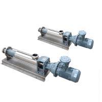 China 2000L/Hour Screw Type Pump 220V 380V Concentrated Slurry Screw Pump for sale