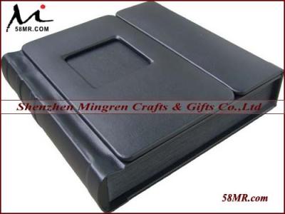China Wedding Leather Peel and Stick Album with Glue for sale