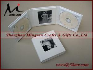 China Leather Wedding Double cd dvd Album Holder for sale