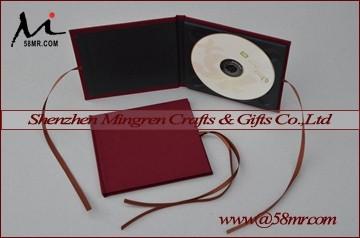 China Single Fabric Linen DVD CD Holder for sale