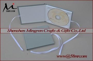 China Single Fabric Linen DVD CD Box for sale