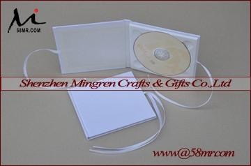 China Single Fabric Linen DVD CD Folio for sale