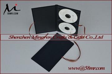 China Double Cotton Fabric Linen DVD CD Cover for sale