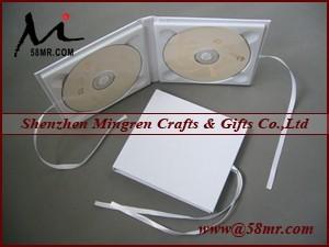 China Double Cotton Fabric Linen CD DVD Cover for sale