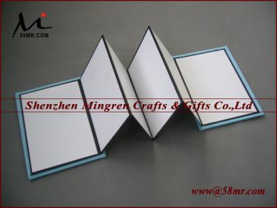 China Fabric Cloth Linen Accordion Album for sale