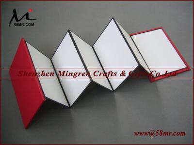 China Leather Linen Accordion Album for sale