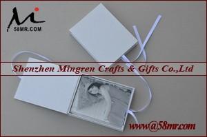 China Fabric Linen Vinly Photo Storage Box for sale