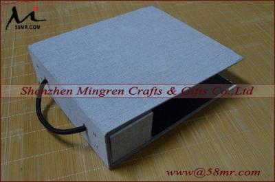China Fabric Linen Velvet DIY Self Mount Swatch Sample Book Cover for sale