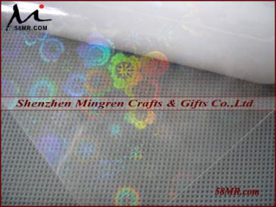 China Plum Blossom Laser Photo cold laminating Lamination film for sale